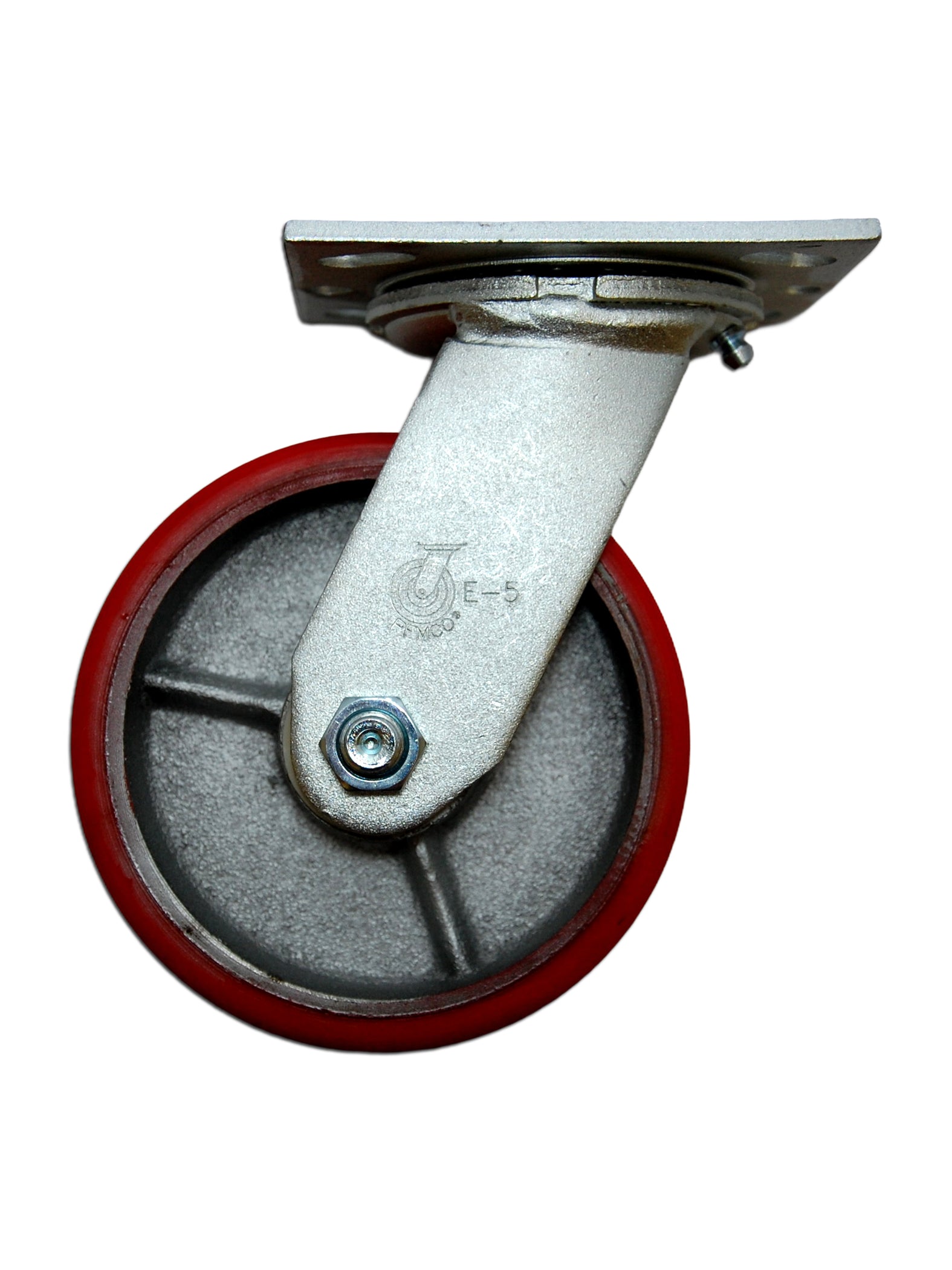 5" x 2" Economy Swivel Caster with Polyurethane on Cast Iron Wheel ...