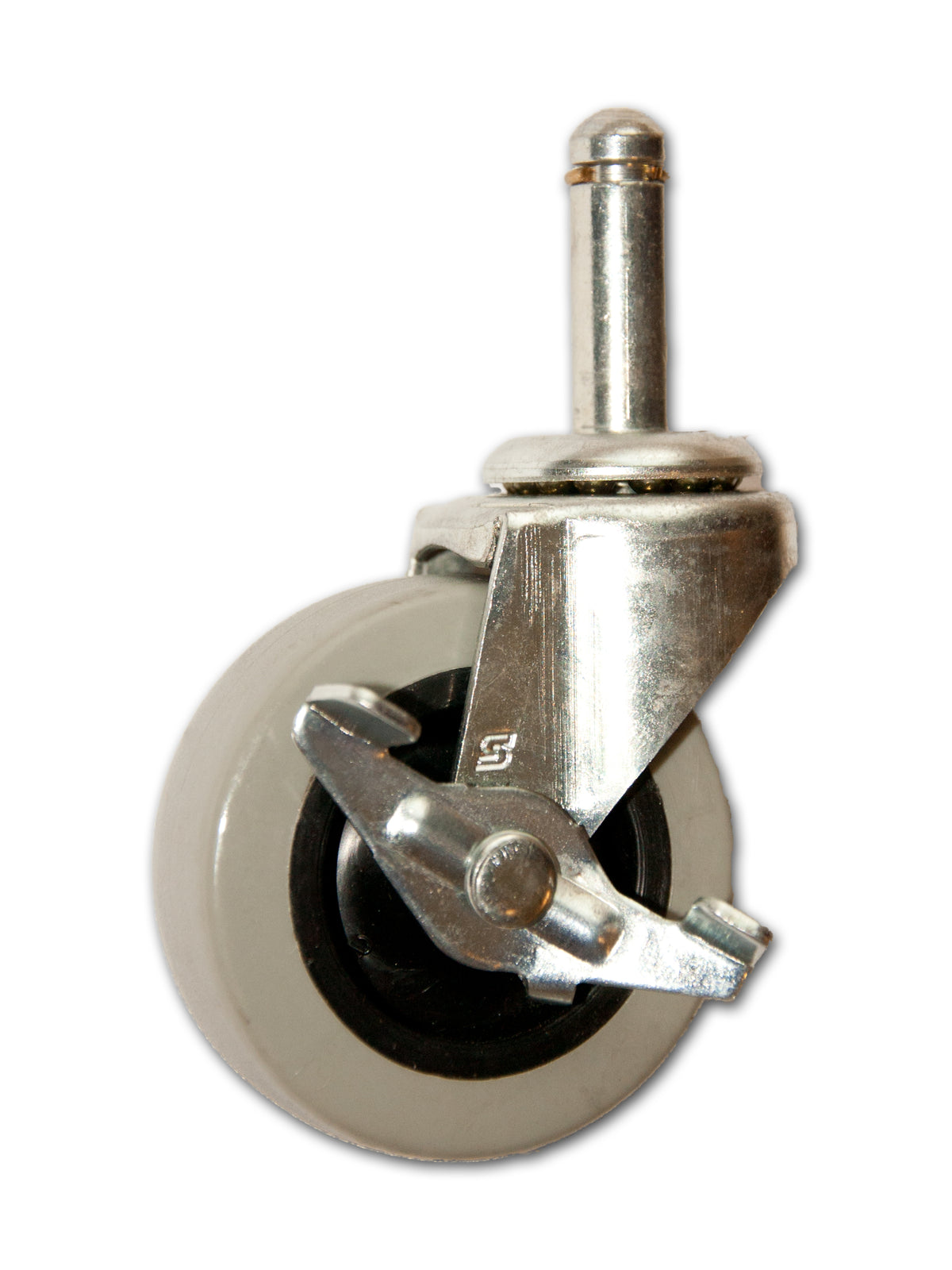 2-1/2" Swivel Polyurethane Caster with 7/16" x 1-7/16" Grip Ring Stem ...